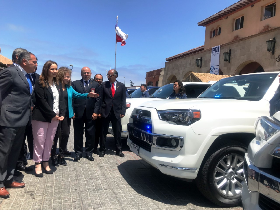 PDI cuenta ahora con 21 nuevos vehículos gracias a Gobierno Regional ...