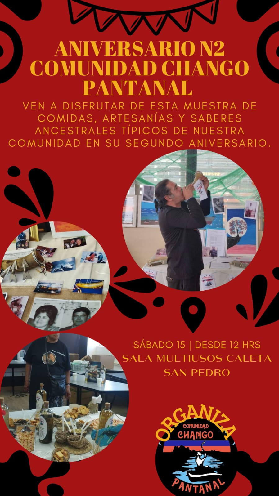 Comunidad Chango Pantanal celebra su segundo aniversario con feria ...